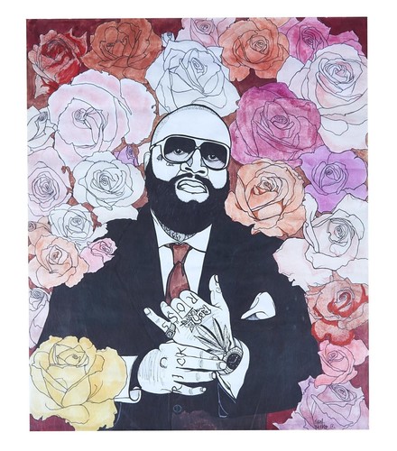 Rick Ross Drawing - Artist Signed - From Hip Hop Legend’s Personal ...