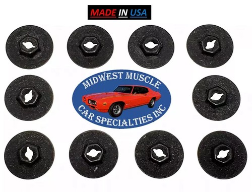 70-71 Camaro Deluxe Door Panel Trim Molding Thread Cutting Speed Nuts ...