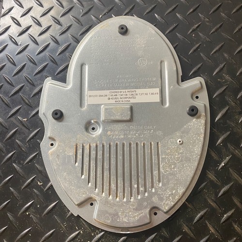 Keurig K40 Base Plate w/Feet Metal Replacement Part for B60 K60 B40 K40 ...