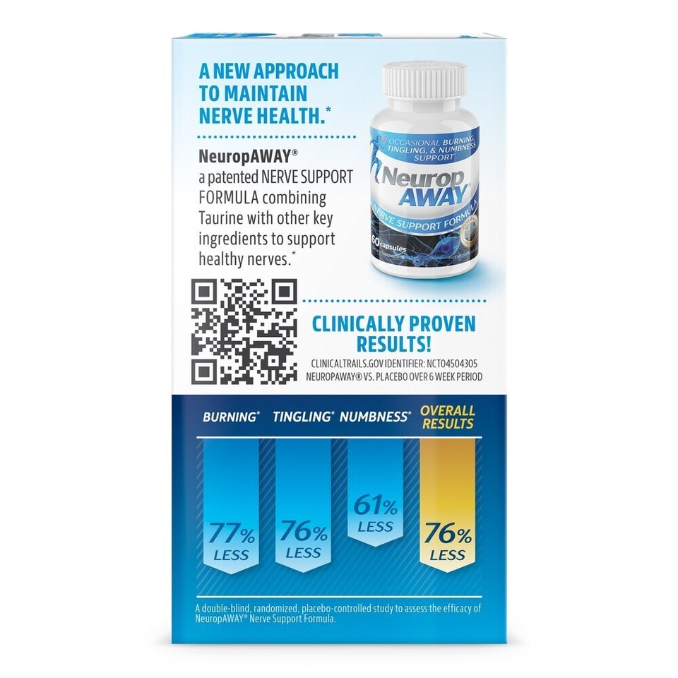 NeuropAWAY Nerve Support Formula Capsules, 60 CT | eBay