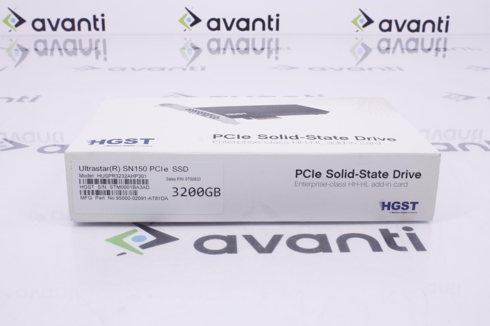 HITACHI 0T00833 HGST Ultrastar SN150 3.2TB PCIe SSD NVMe Card | eBay