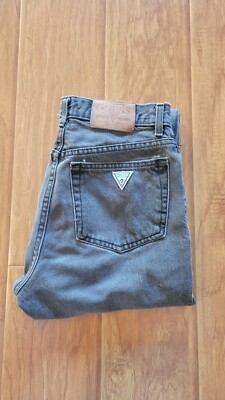Vintage Guess Made in Usa Button Fly High Rise Jeans Size 30x30 | eBay