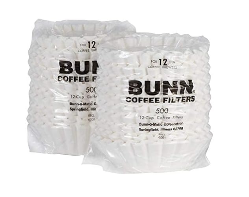 Bunn Coffee Filters, 8-12 Cup, 1000 Count, Commercial Residential ...