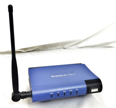 Linksys Wireless-G Print Server For USB 2.0 WPS54GU2 2.4GHz 802.11g ...