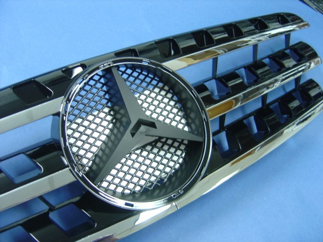 One Set of Black Front Grill For 1996-2005 Mercedes Benz W163 M-Class ...