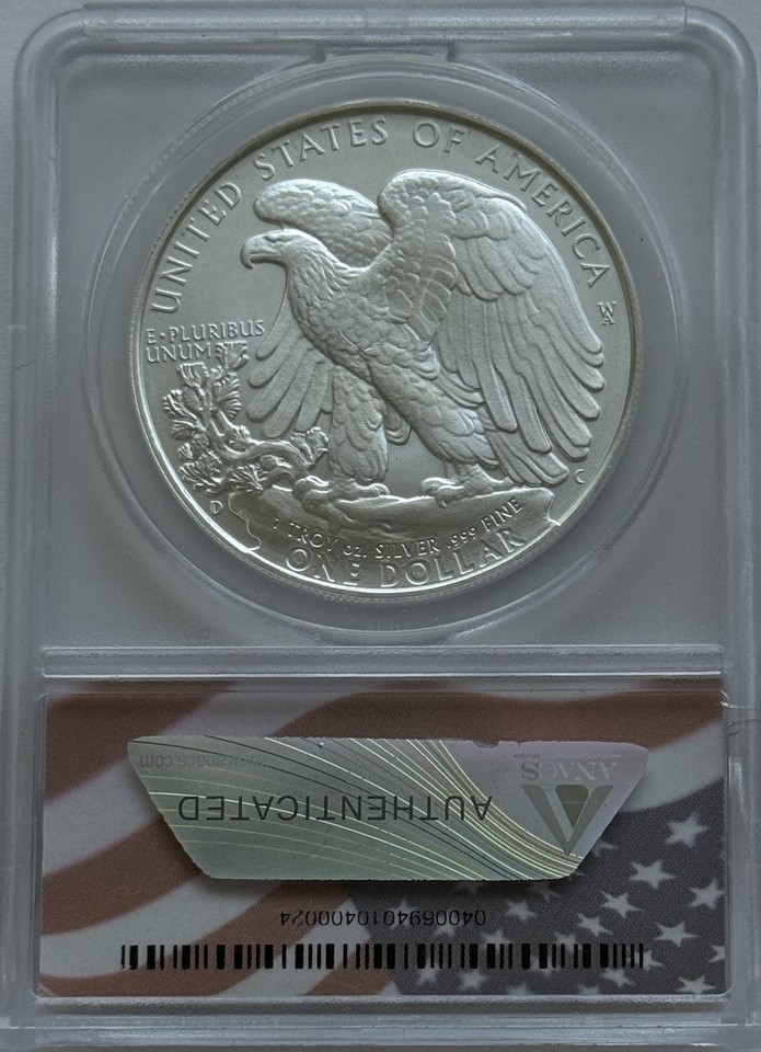 1985 Daniel Carr Overstruck Silver Eagle Design - ANACS MS67 | eBay