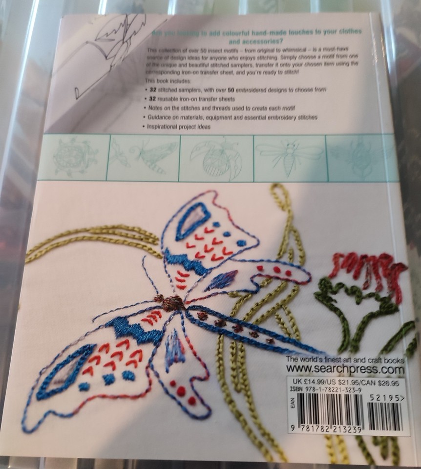 ️EASTER SALE ️ Brand New - Transfer And Stitch - Butterflies, Bees And ...