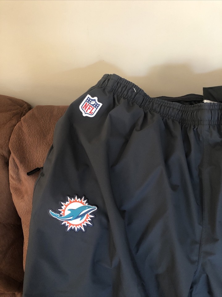 NIKE STORM FIT MIAMI DOLPHINS LIGHTWEIGHT FOOTBALL PANTS NO TAGS SIZE ...