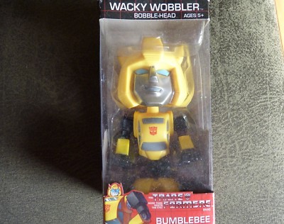 FUNKO FORCE -TRANSFORMERS -BUMBLEBEE- WACKY WOBBLER BOBBLEHEAD | eBay ...