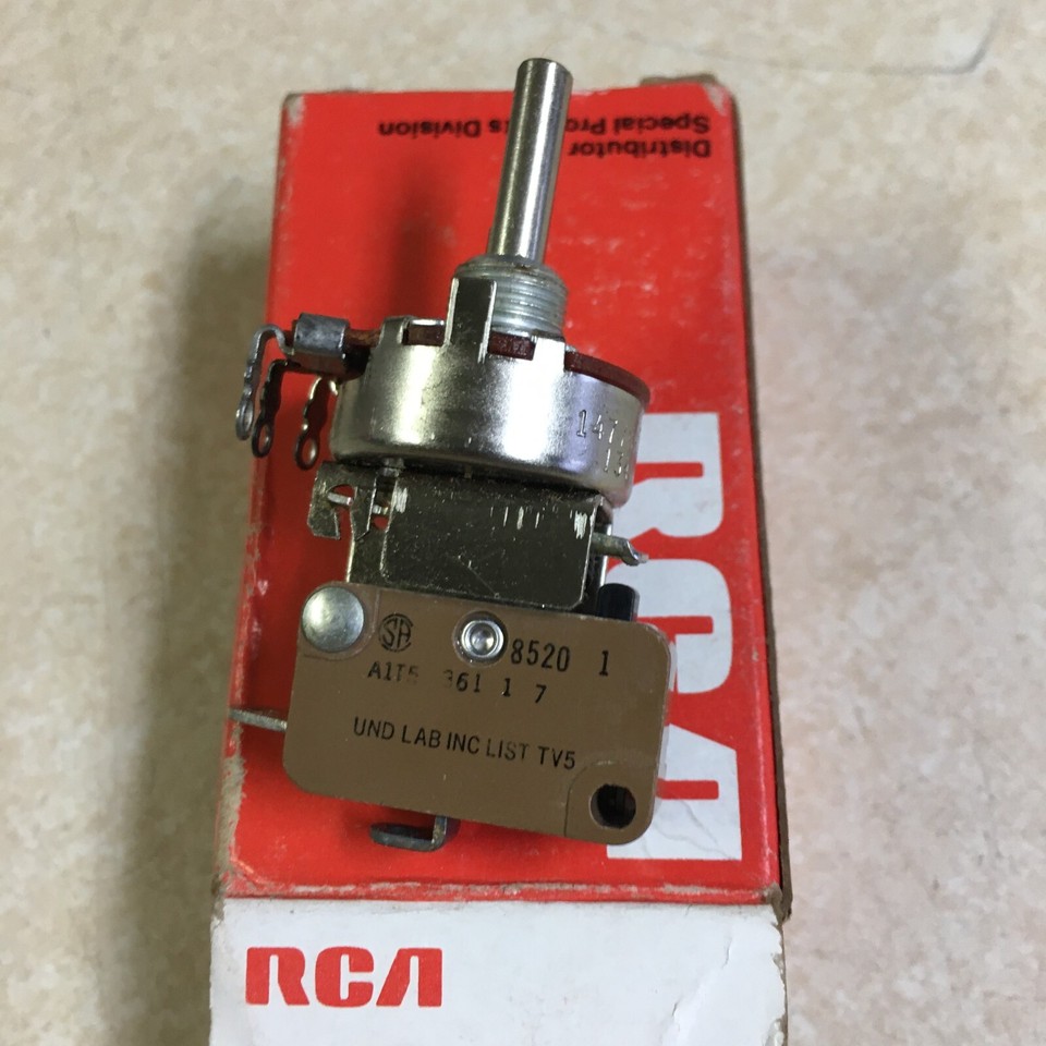 New Old Stock RCA Variable Resistor 35K Logarithmic Potentiometer w ...