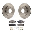 Brake Rotors & Semi-Metallic Pad Front Kit For 2009 Ford F-150 With 7 ...