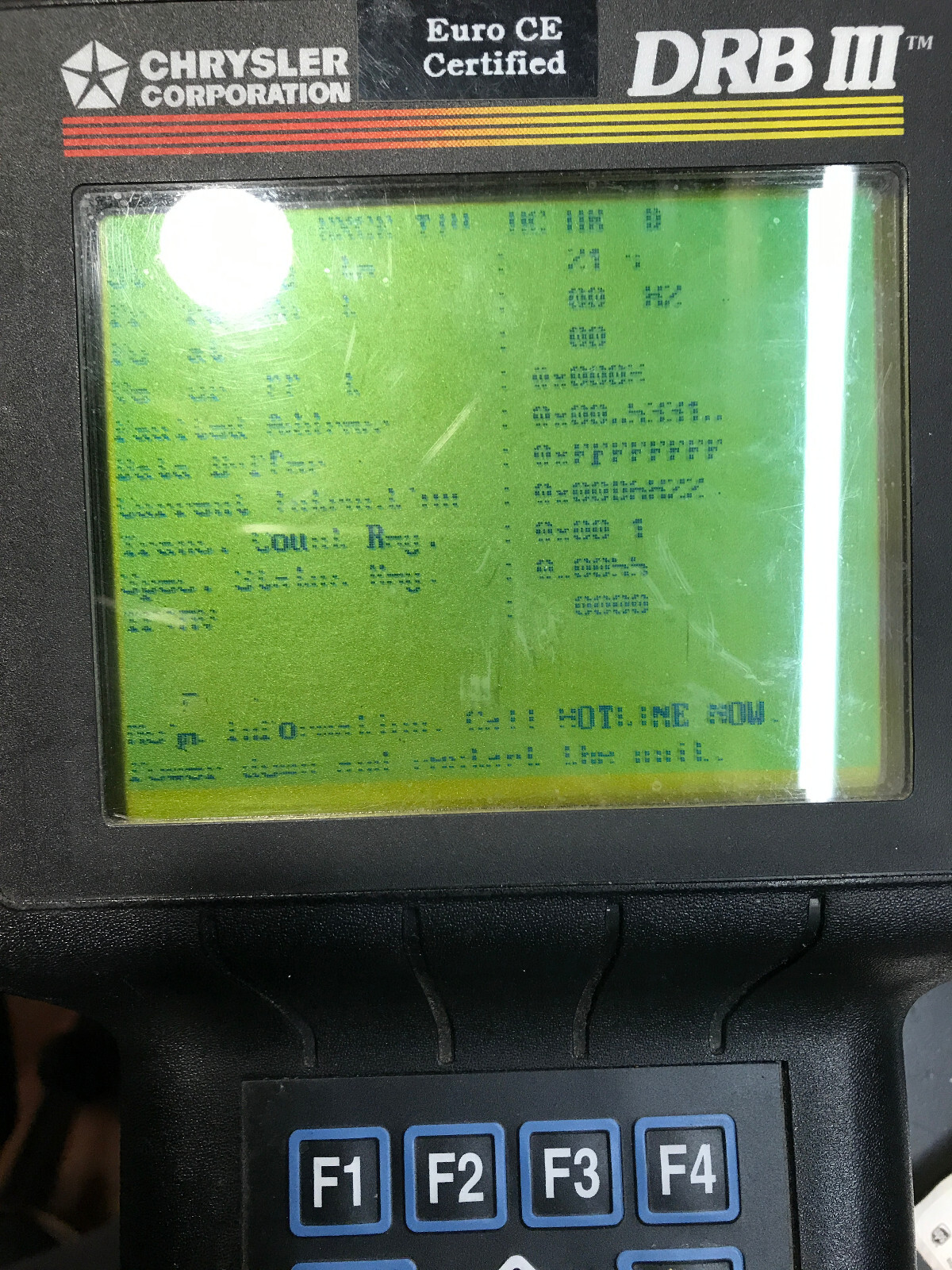 **REPAIR EVALUATION ONLY** Chrysler CH 8515 DRB III Multifuction PEP ...