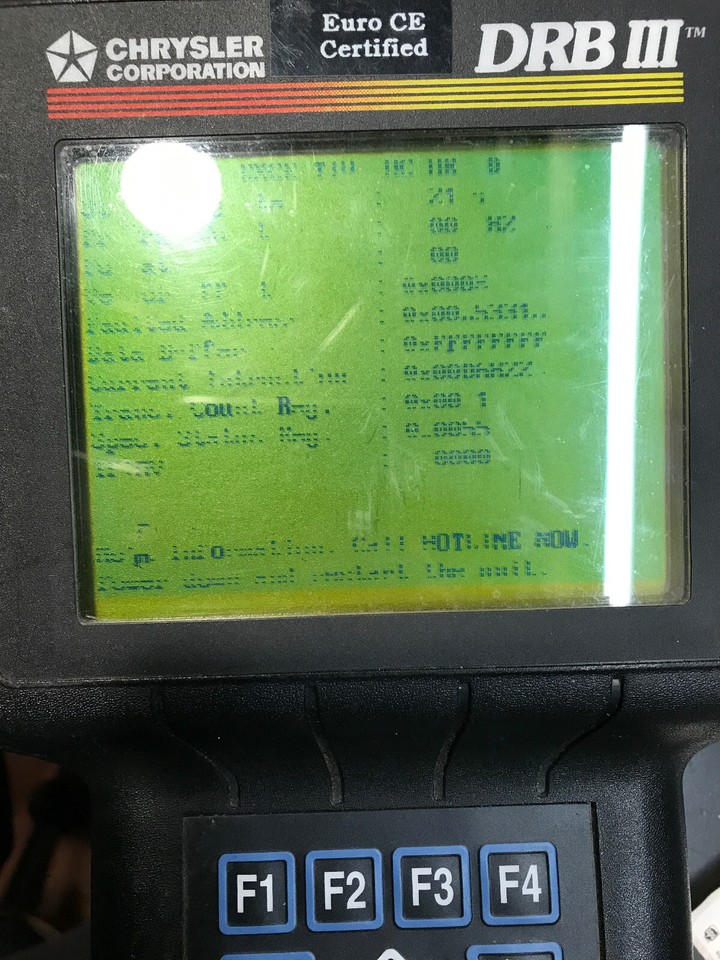 **REPAIR EVALUATION ONLY** Chrysler CH 8515 DRB III Multifuction PEP ...