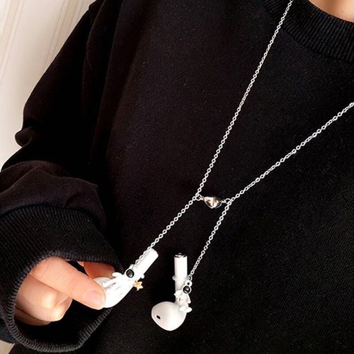 For Pro Air Pods 3 2 1 Anti-Lost Chains Creative Astronaut Lany*d ...