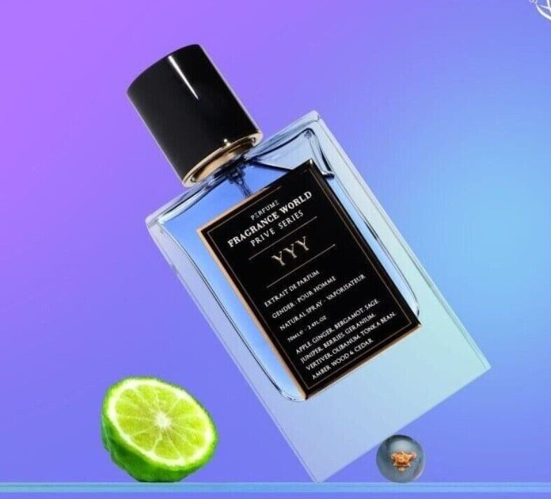 🥇 Fragrance World Perfume Prive Series YYY - Extrait de Perfume 70 ML 🏅 ...