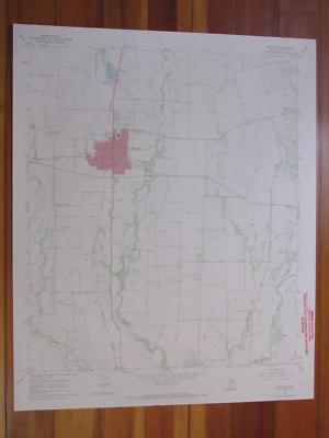 Winters Texas 1970 Original Vintage USGS Topo Map | eBay