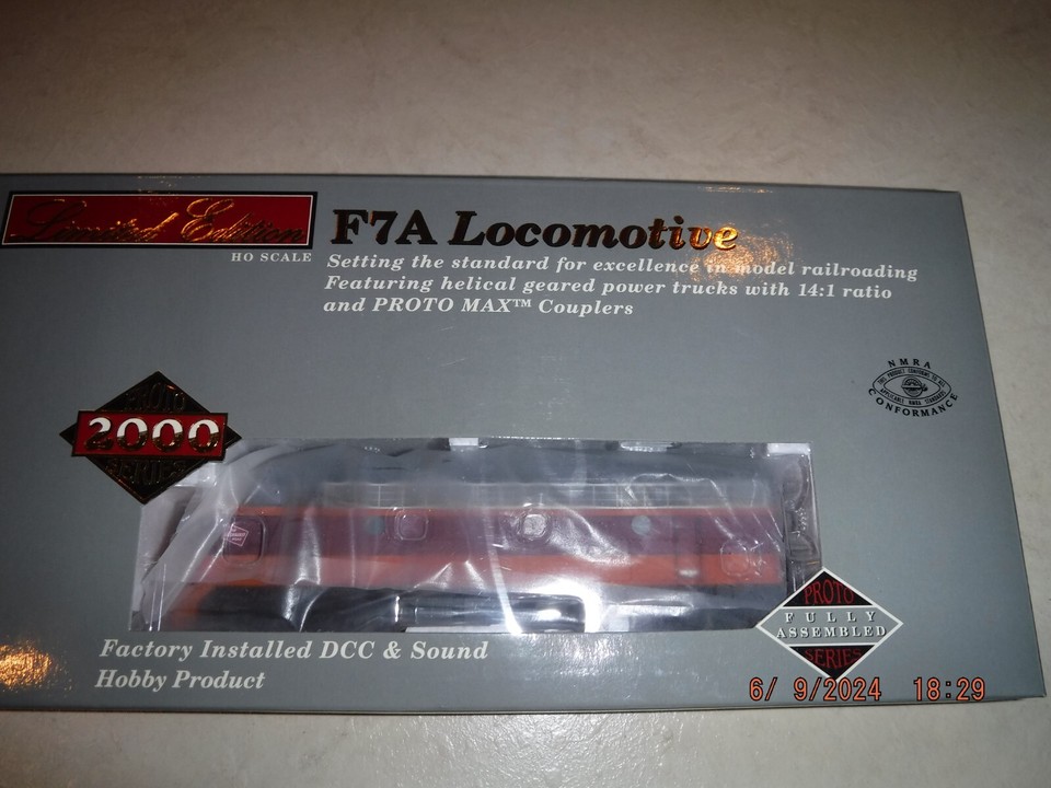 PROTO 2000 HO MILWAUKEE ROAD F7A LOCOMOTIVE w/SOUND & DCC - ITEM #920 ...
