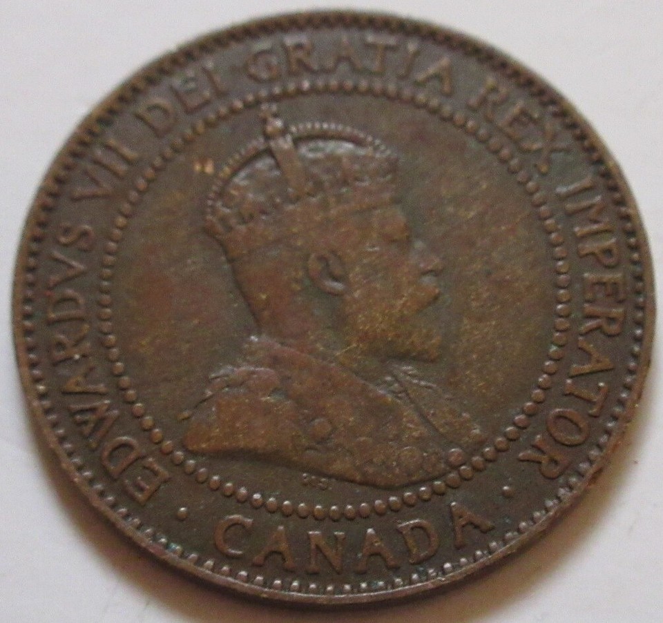 1908 Canada Large Cent Coin. BETTER GRADE (RJ450) | eBay