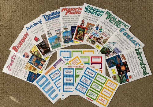 Book Sticker Labels for Classroom Library Homeschool Book Bins Literacy ...