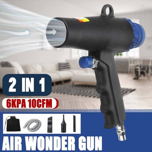 Air Wonder Gun Kit Dual Function Air Suction Blow Pneumatic Vacuum ...