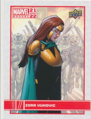 #100 ZORA VUKOVIC 2021-22 2022 Upper Deck Marvel Annual | eBay
