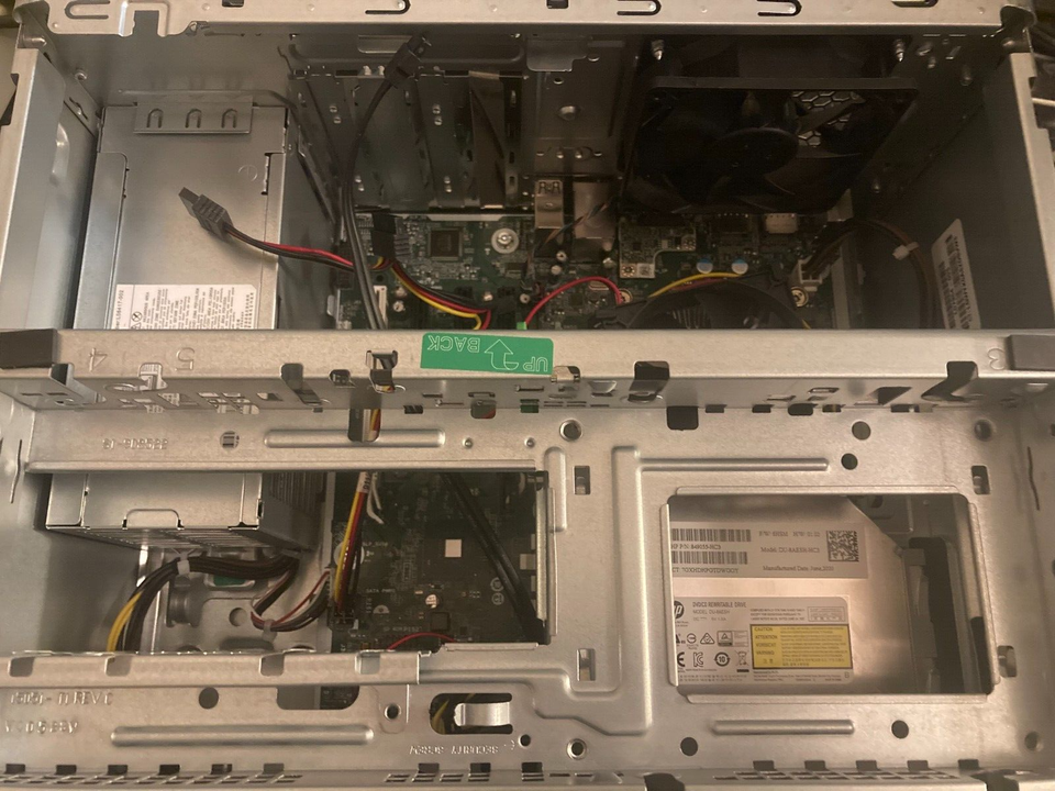 HP ProDesk 600 G5 Micro Tower Barebone w/Optical Drive & NO CPU/RAM/HDD ...