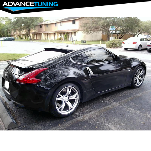 Fits 09-20 Nissan 370Z Coupe 2DR Rear Window Roof Spoiler Wing Matte ...