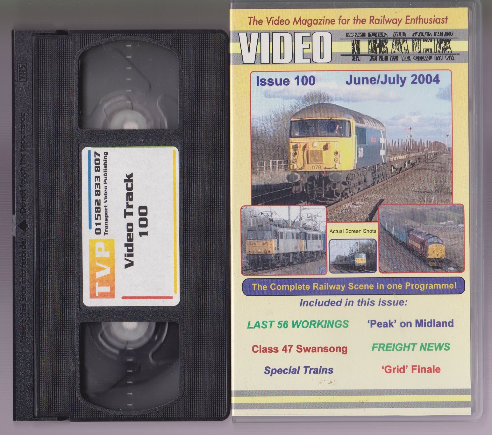 Video Track VHS Video Tapes - Various titles 9 to 107 ~ Railway Video ...