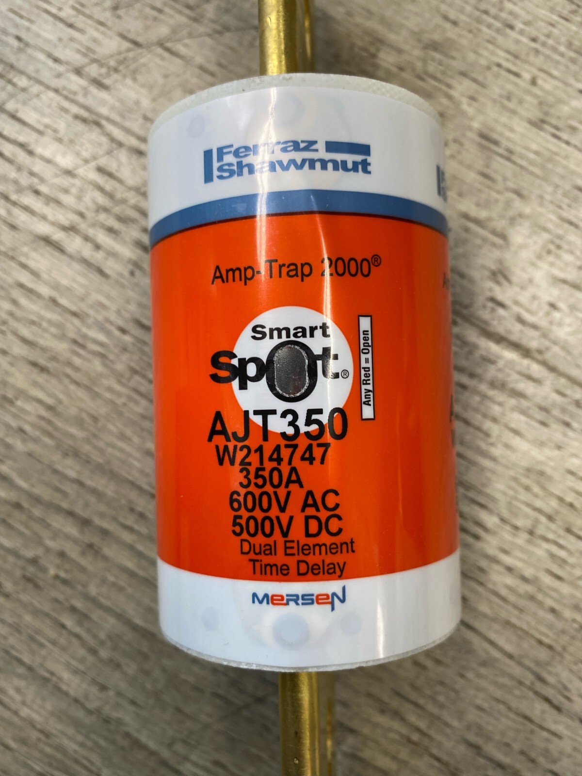 New Ferraz Shawmut AJT350 Amp Smart Spot Fuse Class J LPJ350SP 600V NEW ...