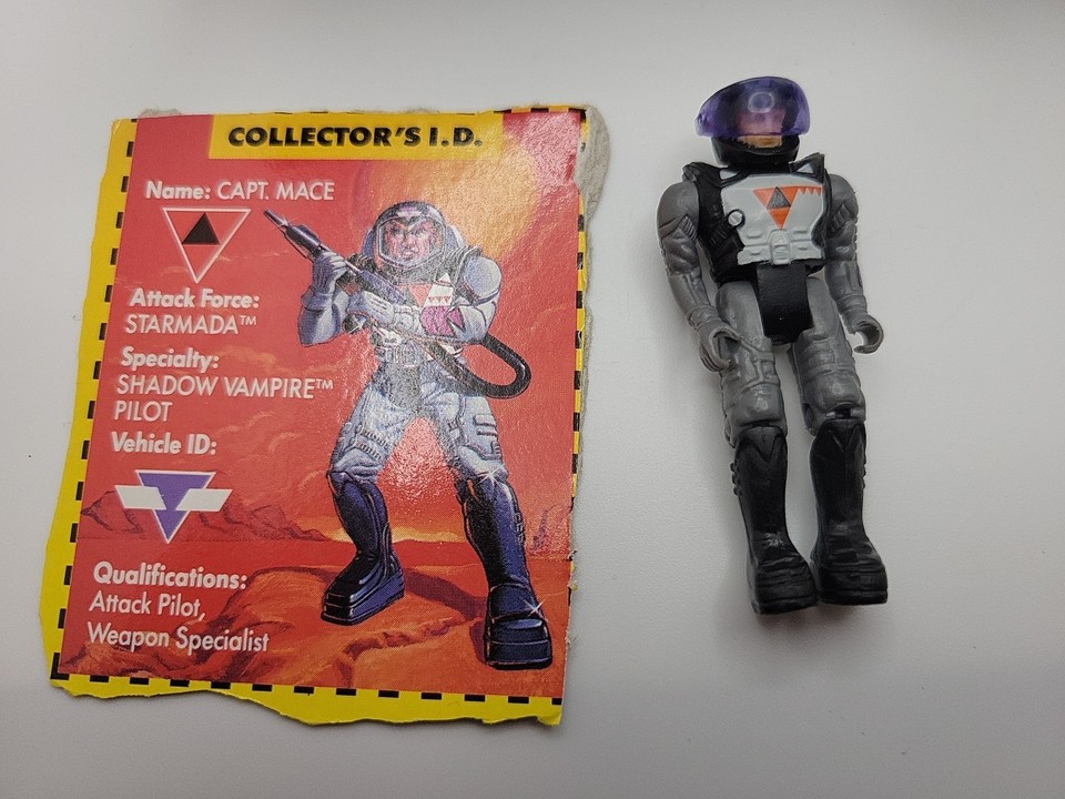 Shadow Vampire W/ Capt. Mace Complete Starcom 1986 Coleco Action Figure ...