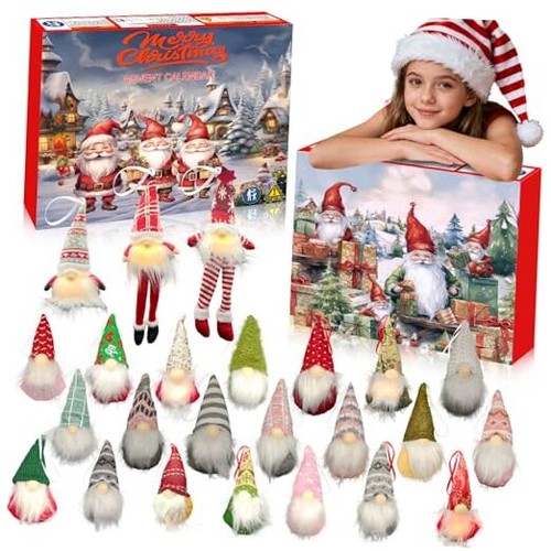 Gnome Christmas Advent Calendar 2025 - Christmas Countdown Calendars ...