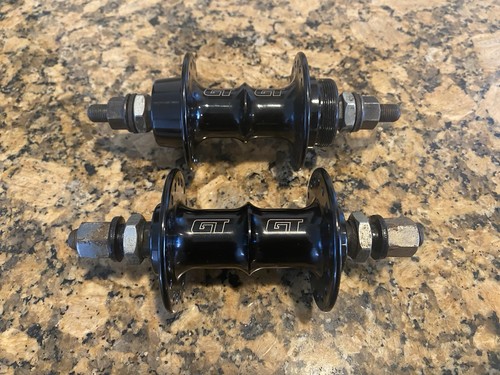 Vintage 90's GT Dyno BMX Mohawk Hubs 36H Black Mid School Racing ...