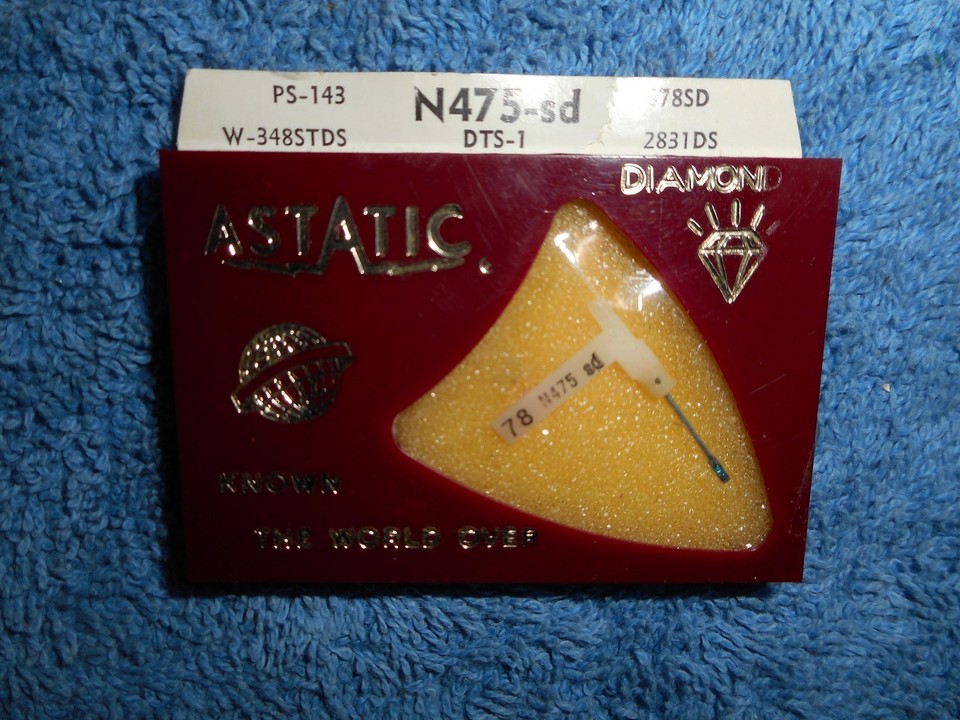 ASTATIC N475-sd DTS-1 PS-143 678SD Record Needle Stylus Replaces ...