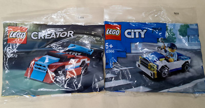 Lego Creator 30572 & Lego City 30366 Poly Bags - New & Sealed | eBay ...