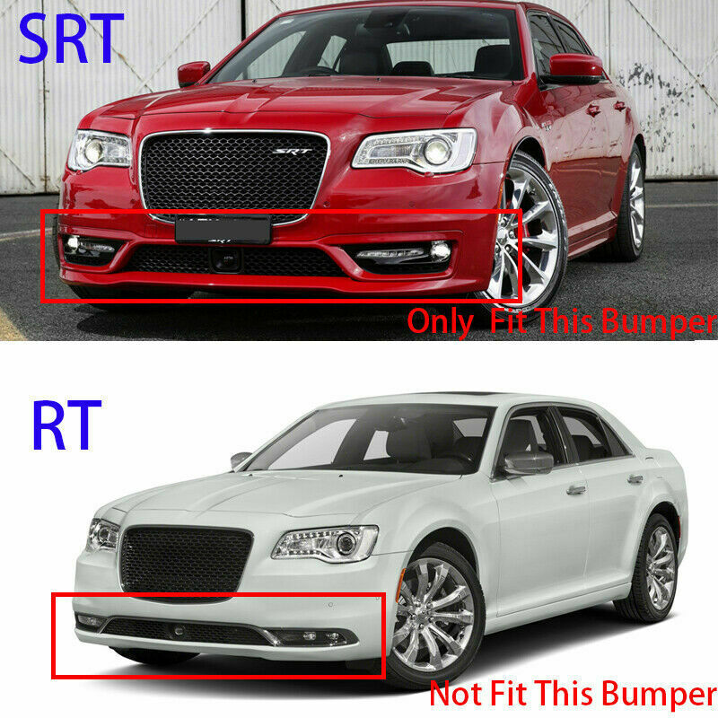 For Chrysler 300 C S SRT 2015-2023 Glossy Black V2 Front Bumper Lip ...