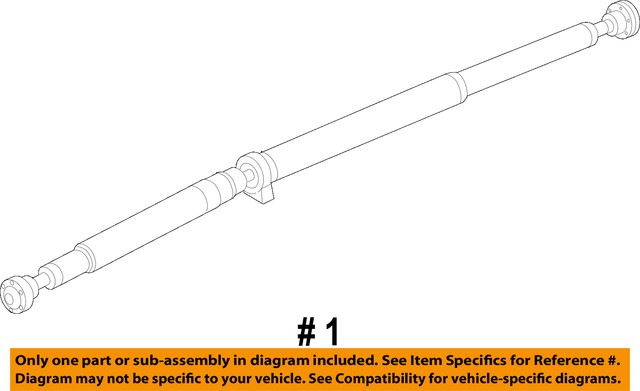 Land Rover LR031394 Genuine OEM Factory Original Propeller Shaft for ...