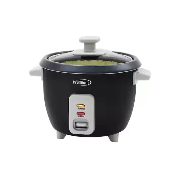 Rice Cooker and Rice Steamer Non-Stick Cooking Pot 6-Cup for All Types ...