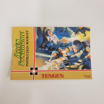alien syndrome nes Tengen Manual Only | eBay