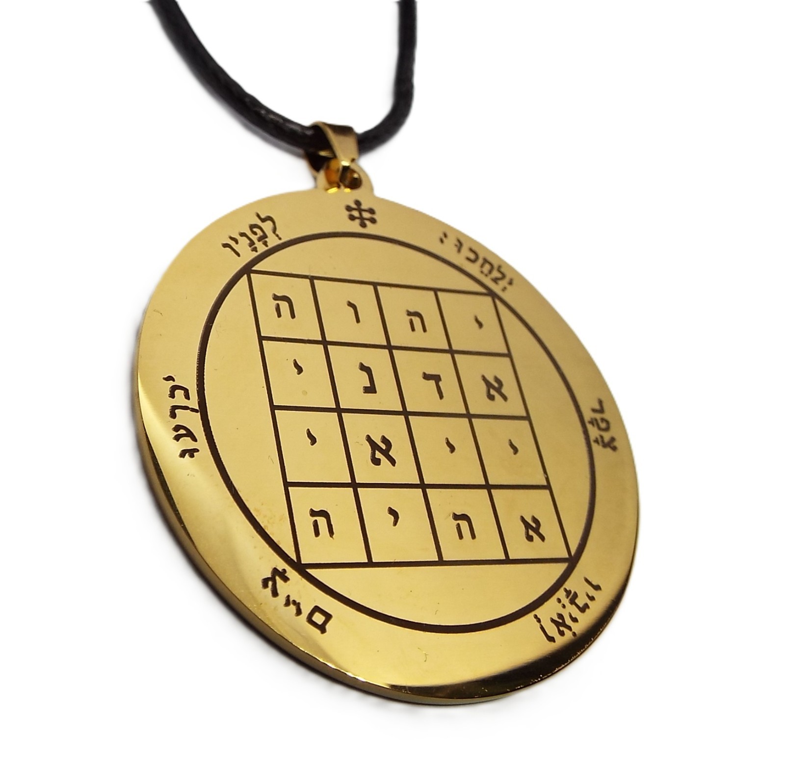 First 1st Pentacle of Saturn Pendant (Golden Solomon' Seal) | eBay UK