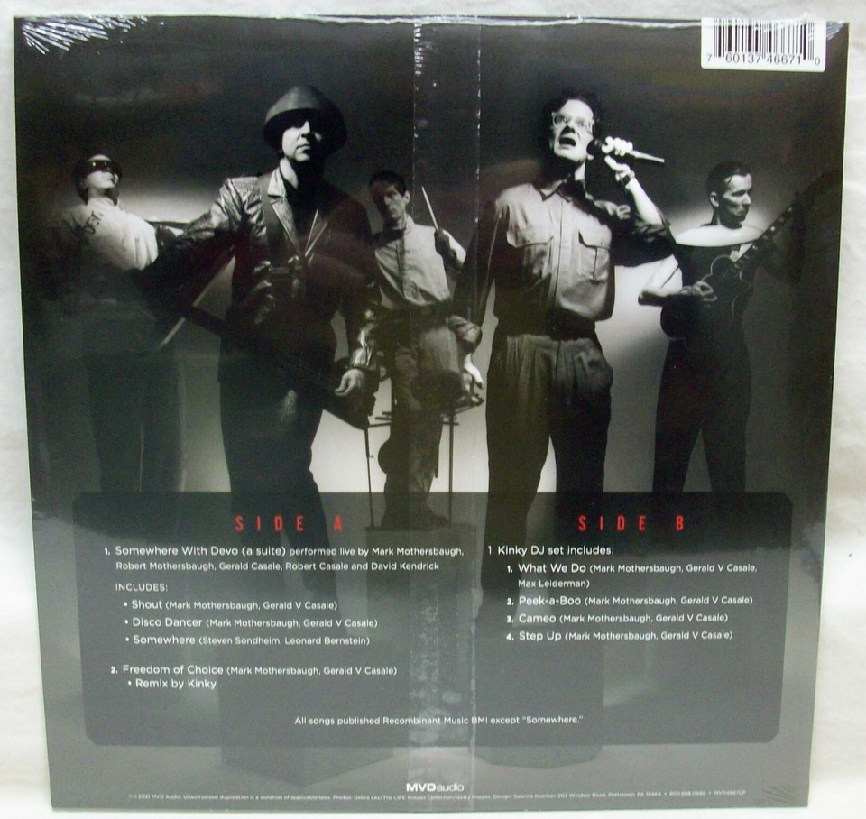 NEW Devo "Somewhere With Devo" LP Vinyl Record (MVD4667LP) Ltd Ed 2500 ...
