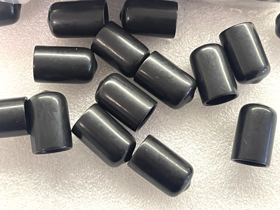 (77 PIECE LOT) 001328, STOCKCAP, BLACK SHORT CAPS-0.500-0.750-0.055-701 ...