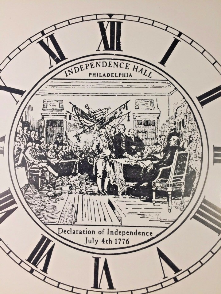5" "Independence Hall" Paper Replacement Clock Dial (Lot 156) | eBay