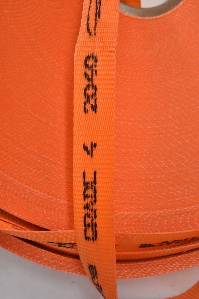 GatorSTRAP Woven Polyester Strapping Orange 1-1/4" W x 600' L 4 Coil ...