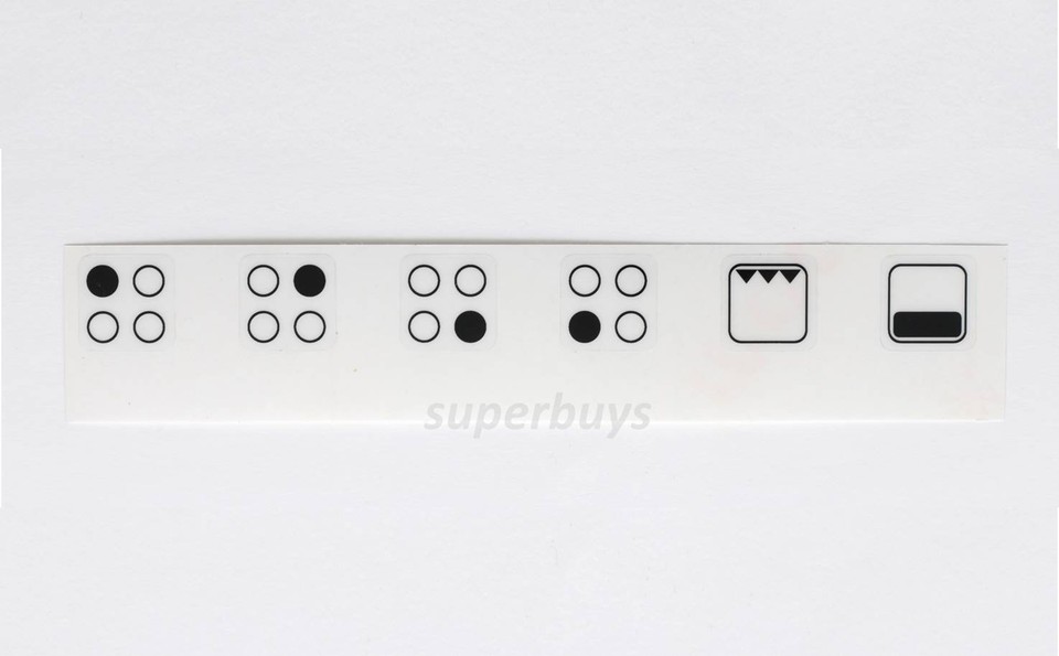 4 Hob Adhesive Oven Stove Knob Switch Range Sticker Replacement Label ...