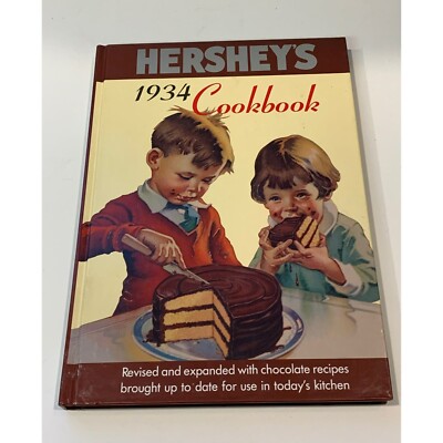 Hershey's 1934 Cookbook Revised & Expanded W/ Chocolate Recipes Vintage ...
