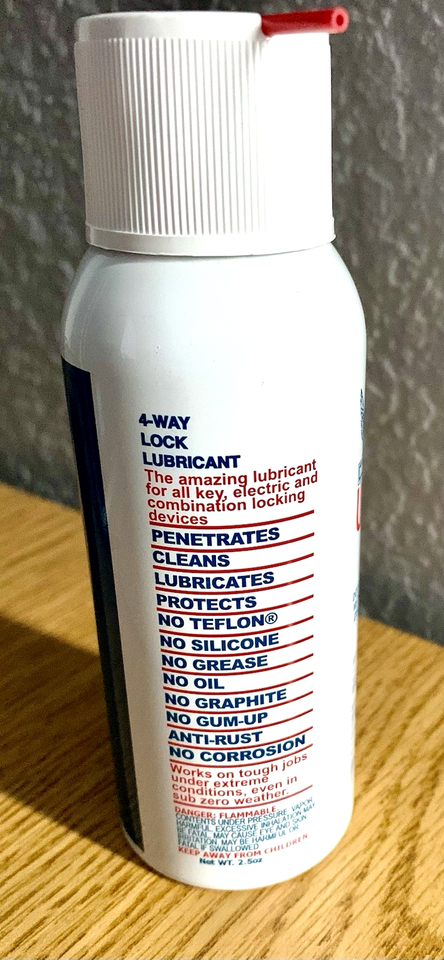 HOUDINI - 4-Way Lock Lubricant - Protexall Industries - FACTORY SEALED ...