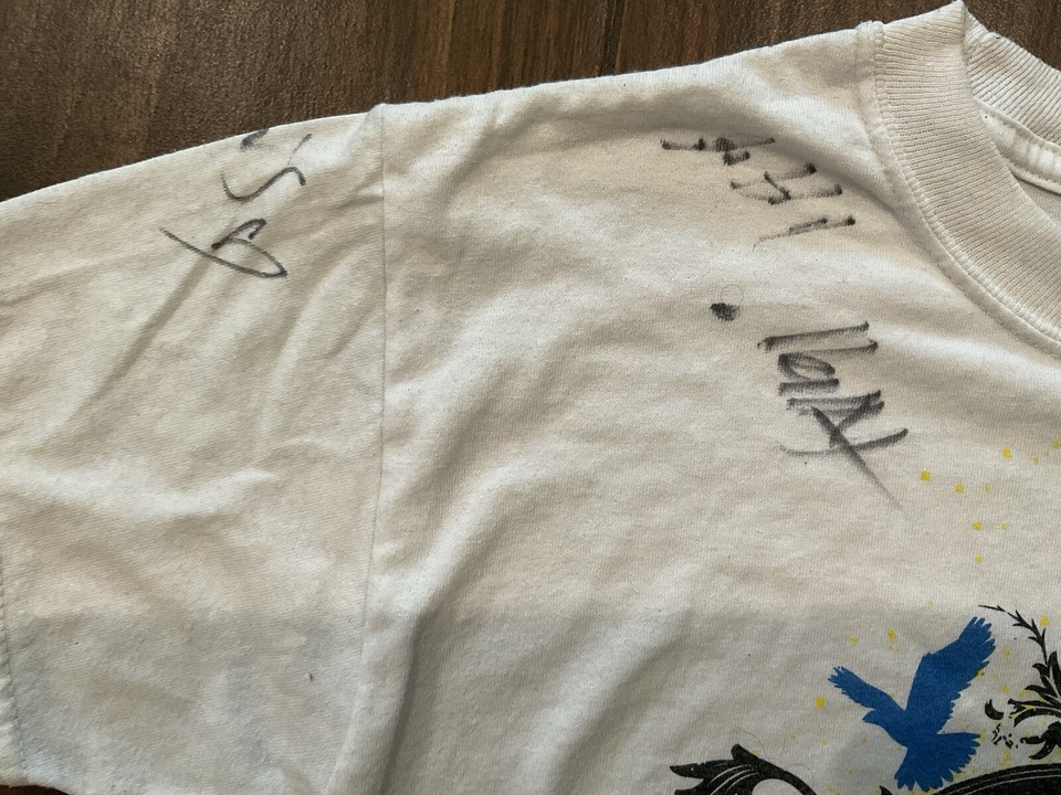 Emery Band Small Shirt Rare T-Shirt Emo Rock Scene Emery Autographed ...