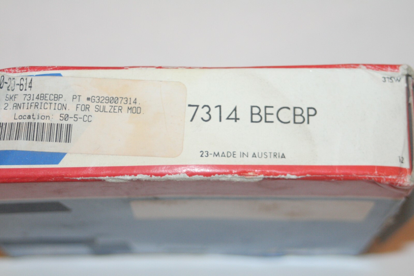 SKF 7314 BECBP Angular Contact Bearing 70mm X 150mm X 35mm * NEW * | eBay