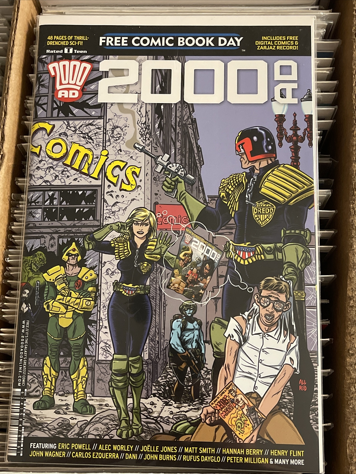 2000 AD JUDGE DREDD MIKE ALLRED FCBD 48 PAGE SPECIAL JOELLE JONES eric ...