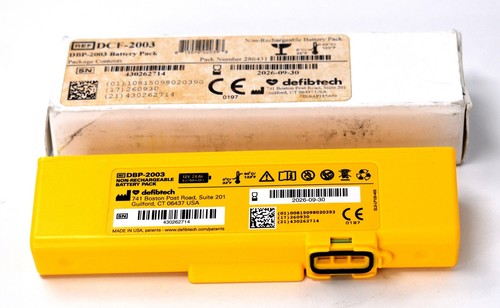 New Genuine DBP-2003 Battery for Defibtech View AED Pack EXP 9/30/2026 ...